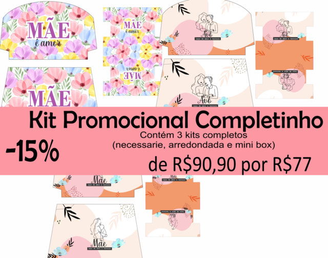 Kit promocional - 3 kits completos 01 - amandalousada