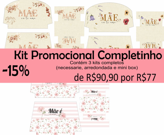 Kit promocional - 3 kits completos 03 - amandalousada