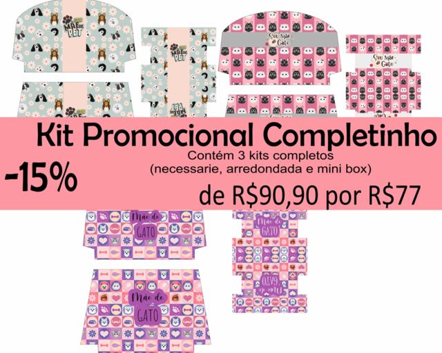 Kit promocional - 3 kits completos 04 - amandalousada