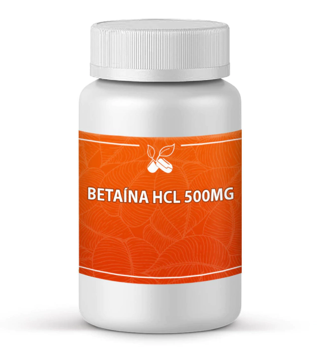 BETAÍNA HCL 500MG CÁPSULAS Vegan Pharma