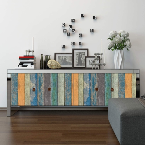 VINILO PARA MUEBLES Y PAREDES MADERA VINTAGE