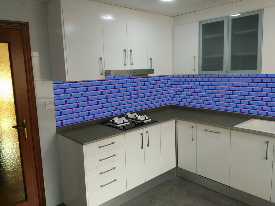 VINILOS SIMIL SUBWAY AZUL