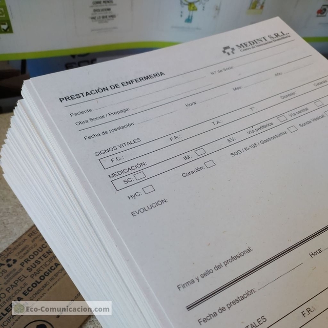 Talonarios / Remito / Recibo/ AFIP en Papel de caña