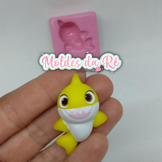 Molde Baby Shark Mini - Comprar em Moldes da Rê