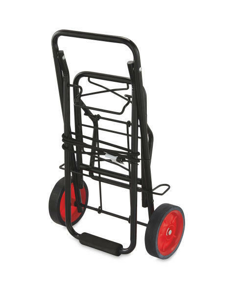 Carrito porta Valijas Negro con Elástico