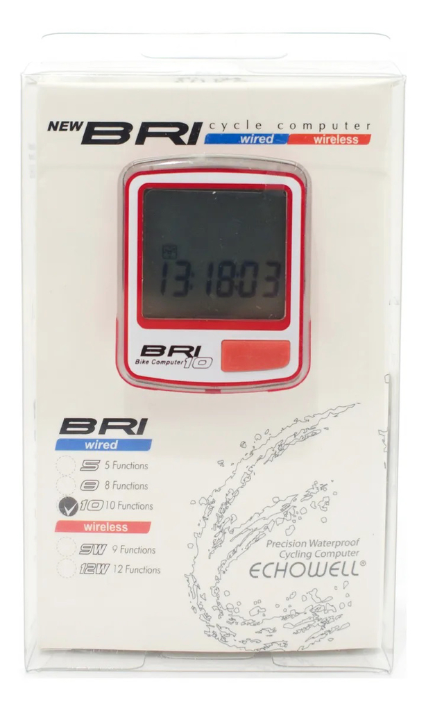Ciclocomputadora Velocimetro Bicicleta EchoWell 10 Funciones