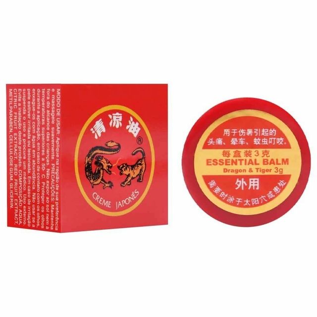 Pomada Oriental Creme Japones Super Hot - Dragon & Tiger 3g