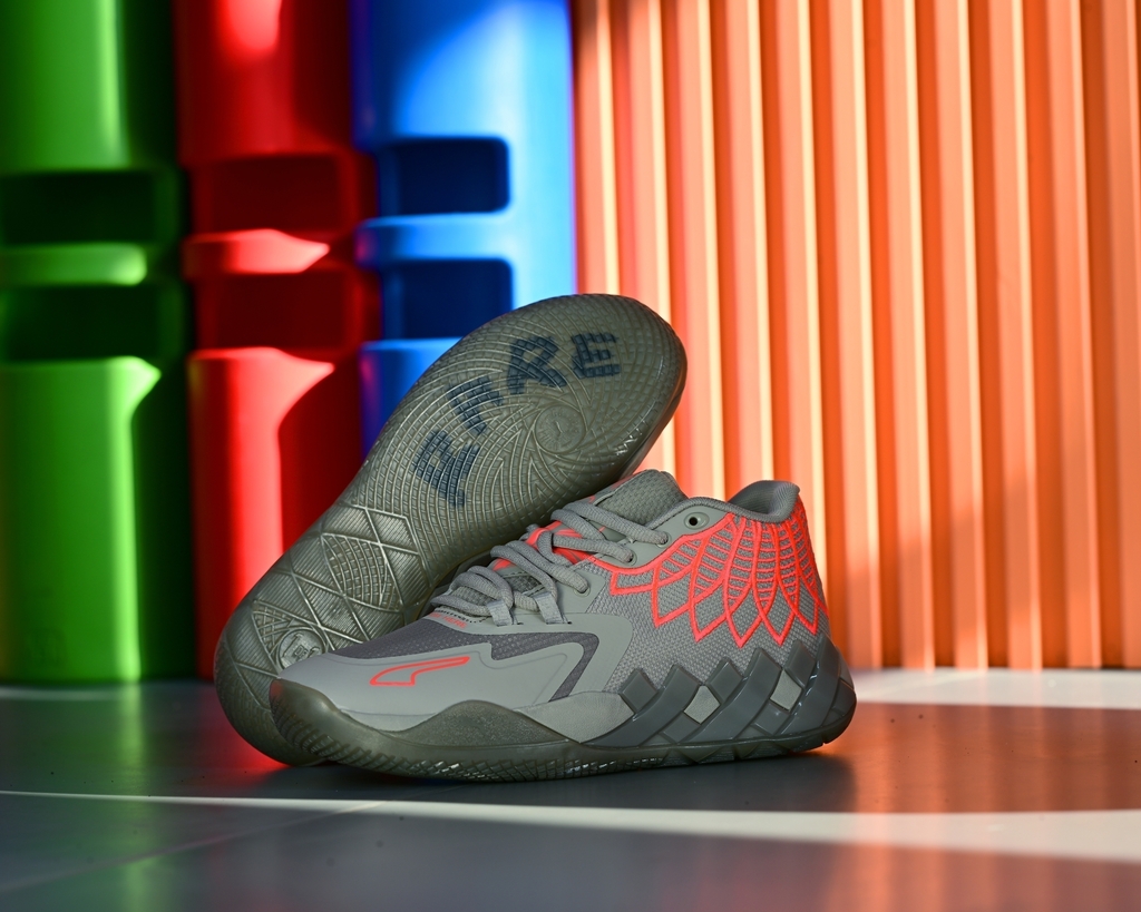 Tênis Puma Lamelo Ball MB.01 'Rock Ridge Red'