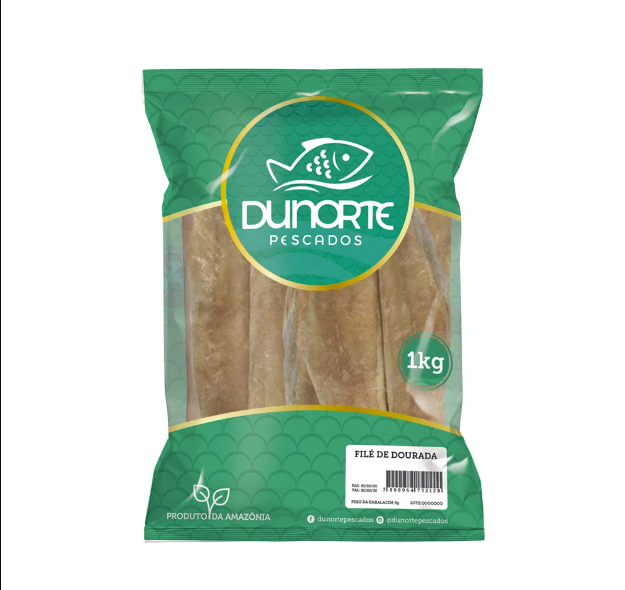 Filé de dourada 1 kg Dunorte - Whey.com Nature