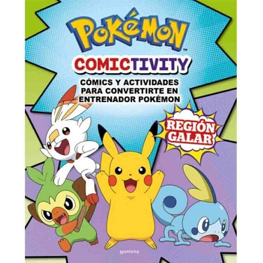 Pokemon Comictivity Region Galar Comics y Actividades