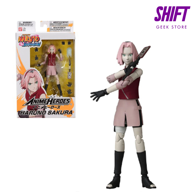 Figura Haruno Sakura - Naruto Shippuden - Anime Heroes - BANDAI