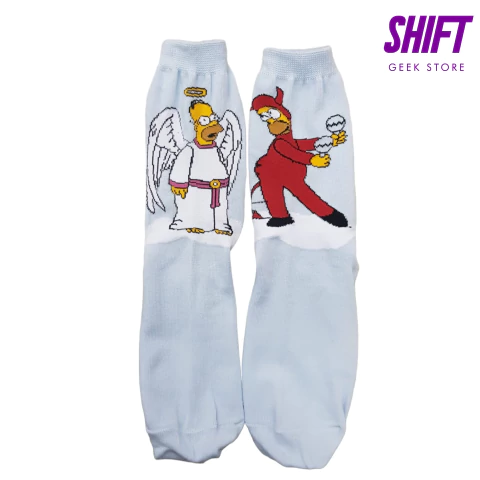 Media Homero Angel / Diablo - Los Simpsons