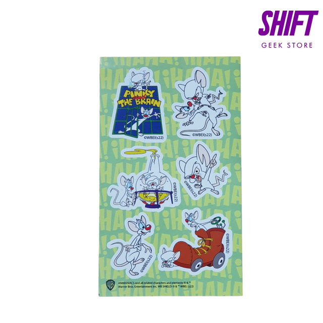 Sticker Pinky y Cerebro - Pack x 3 - Producto Oficial