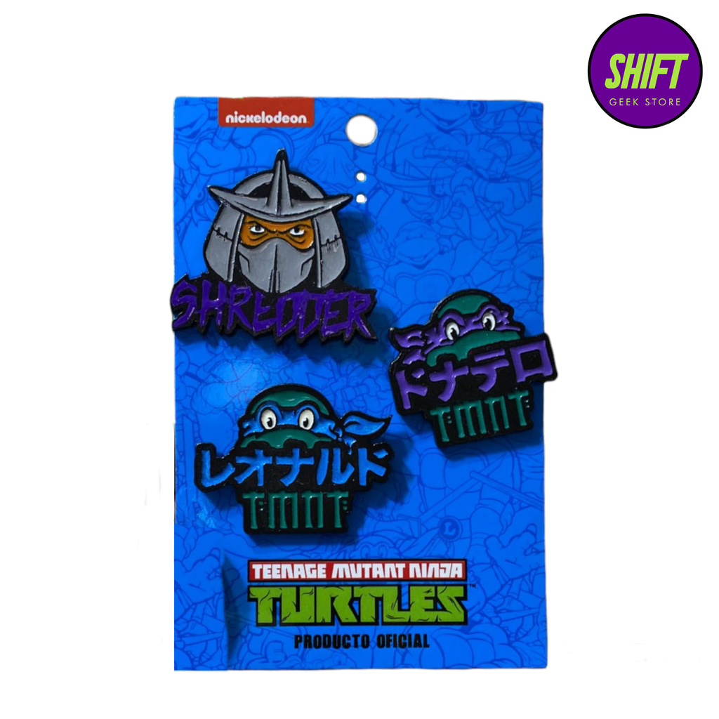 Pack Pins Las Tortugas Ninjas - Producto Oficial