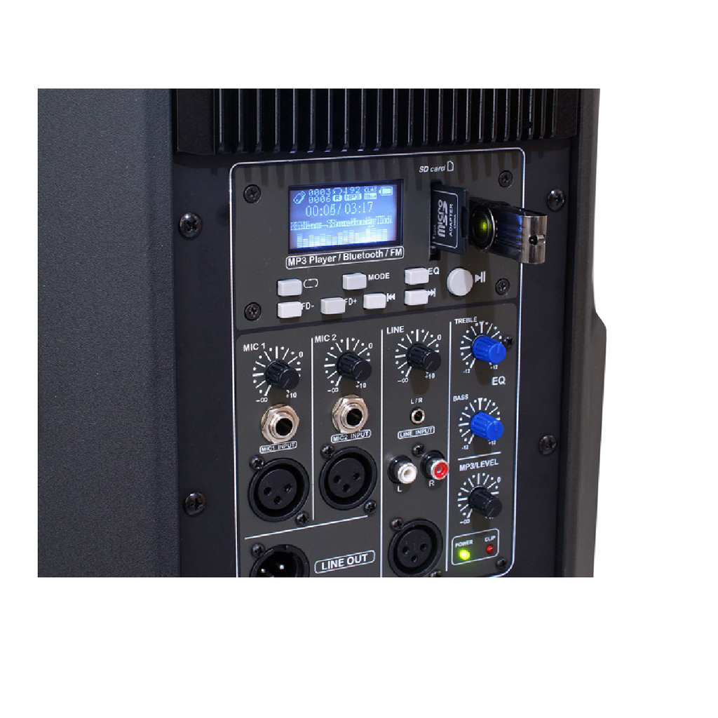 STANER-SR-315A CAIXA BI-AMPLIFICADA 15 300W 2VIAS