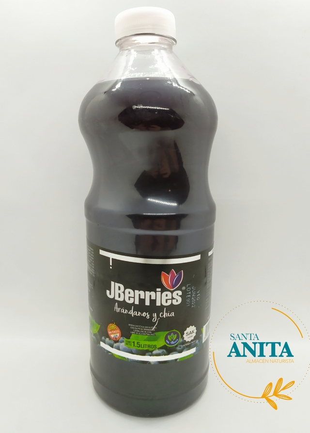 Jberries- jugo de arándanos y chía- 1.5 lt