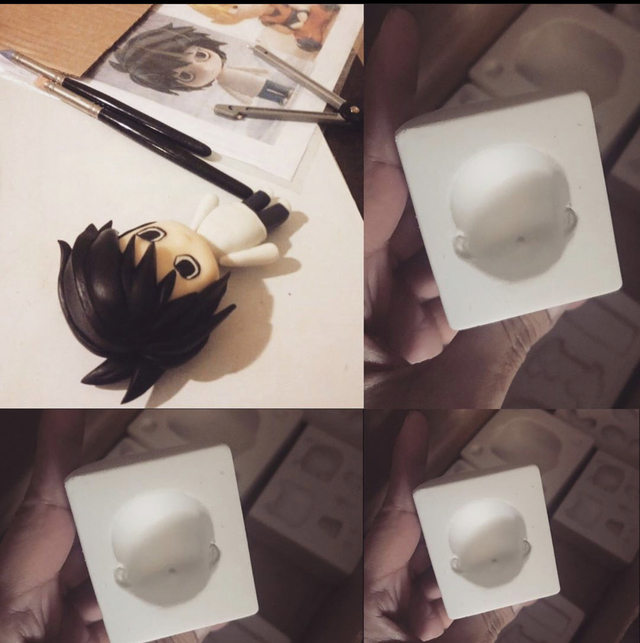 Molde cabeça chibi universal X - Nanda Regina