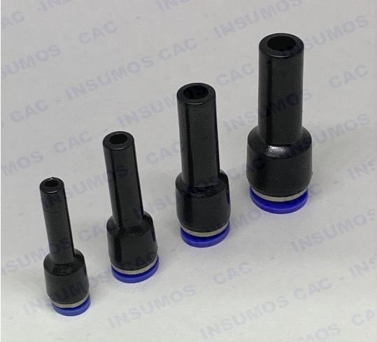 Conector Neumático Reducción Macho 6mm Hembra 4mm 095-01