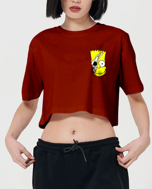 CROPPED SIMPSONS BART ''BONES'' - Comprar em MKS