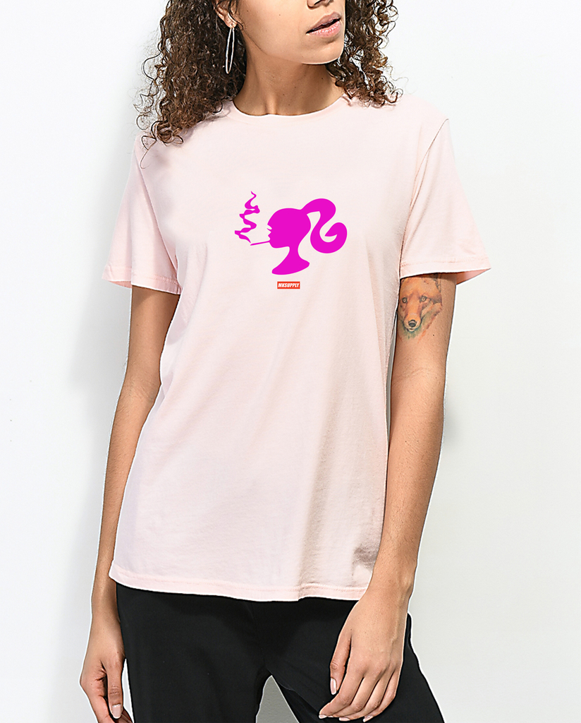 CAMISETA BARBIE WEED LOGO PINK - Comprar em MKS