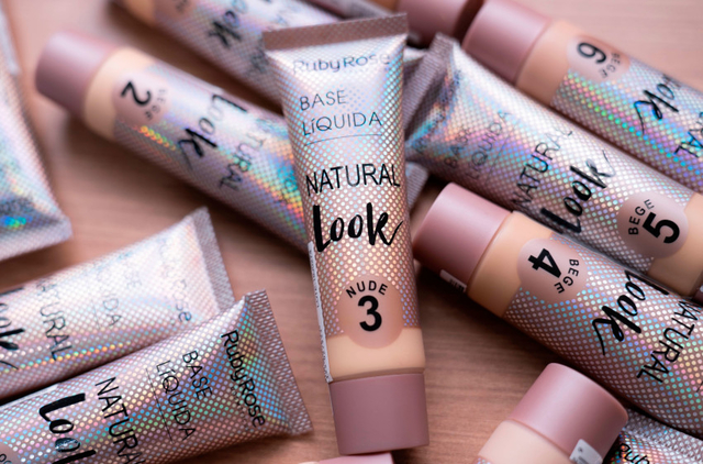 Base Líquida Matte Natural Look - Ruby Rose - Ousada Make e Cosmétic