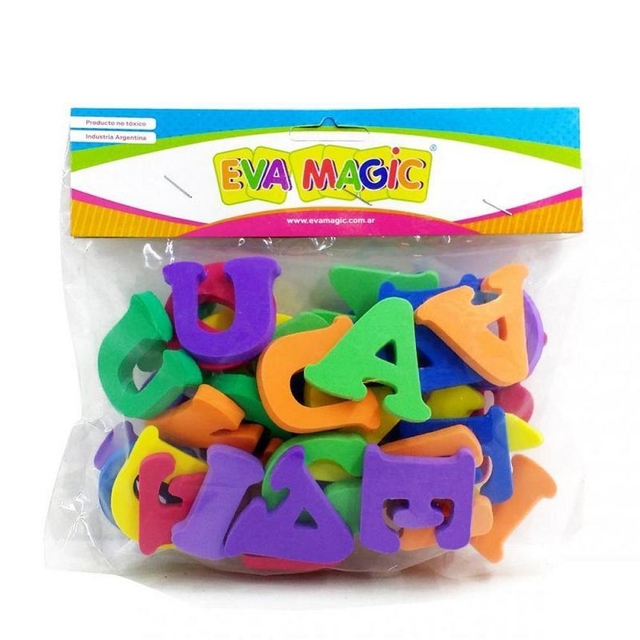 ABECEDARIO EVA MAGIC PEQUEÑO X 36 (4600) - GC.office