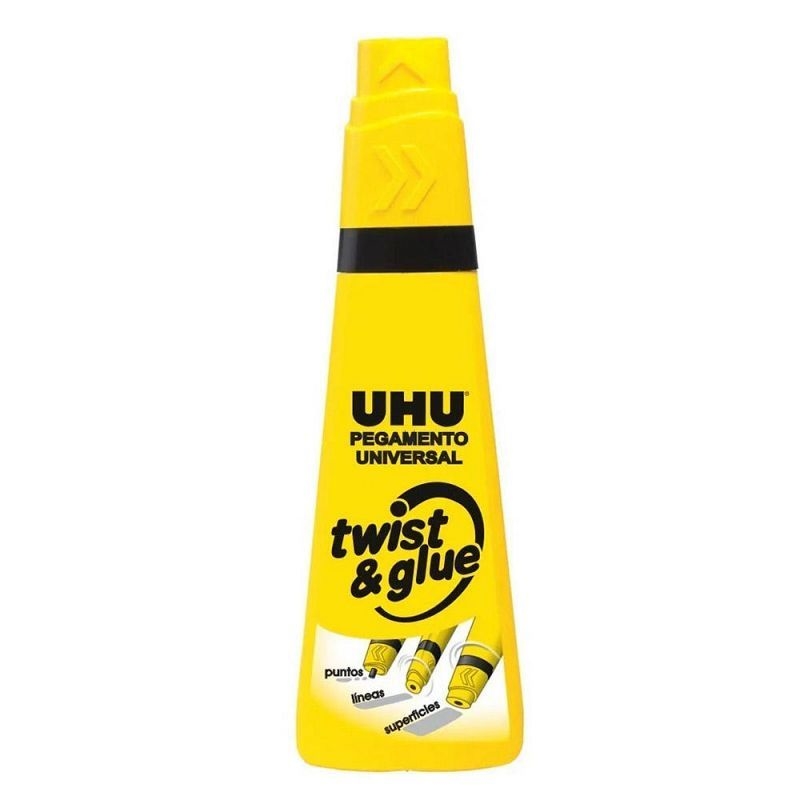 ADHESIVO UHU UNIVERSAL X 90 ML FRASCO FACIL - GC.office