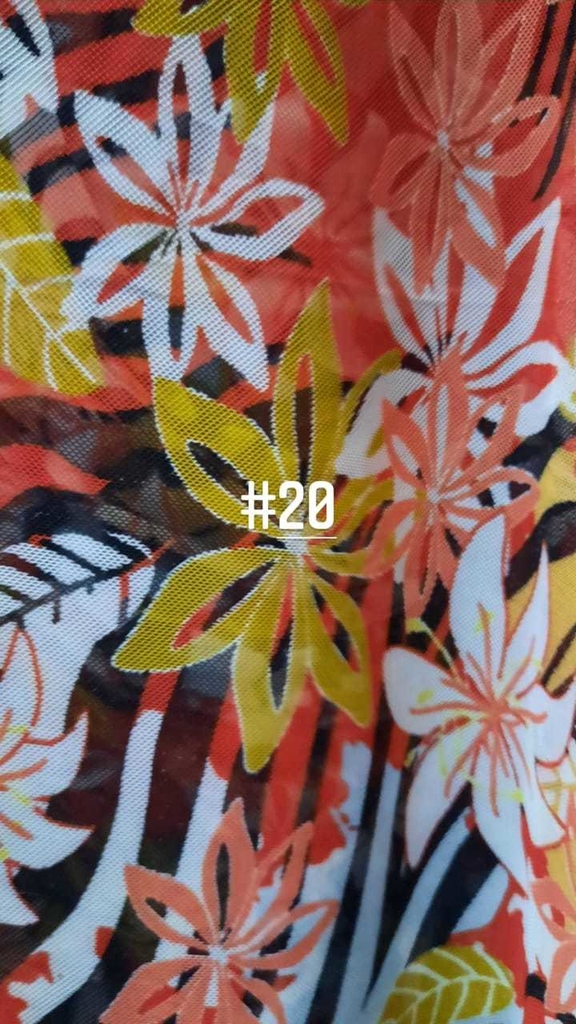 MICROTUL ESTAMPADO ELASTIZADO - Comprar en Hono Textil