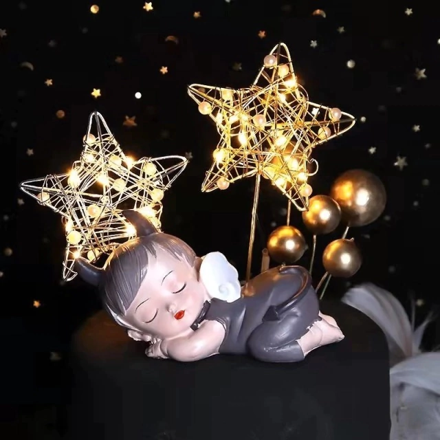 TOPPER CON LUZ "STAR LIGHT" - Comprar en Muy WOW!