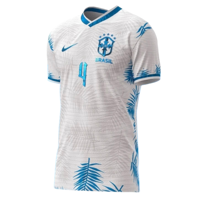 Camisa Brasil Comemorativa Nike 2022 Masculina Torcedor - Branca
