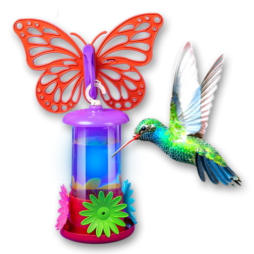 Bebedero de colibrí redondo con mensula - newpet
