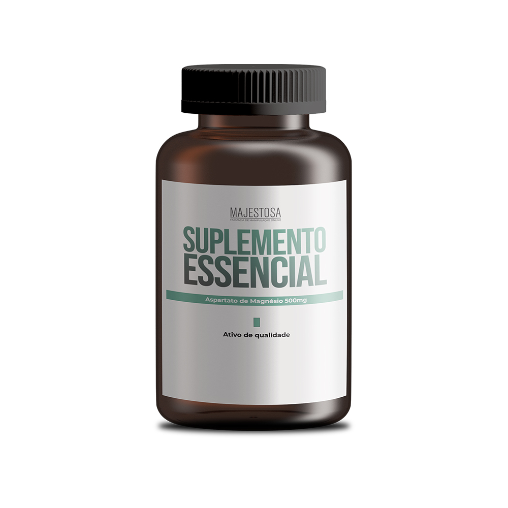 Suplemento Essencial - Aspartato de Magnésio 500mg | Majestosa