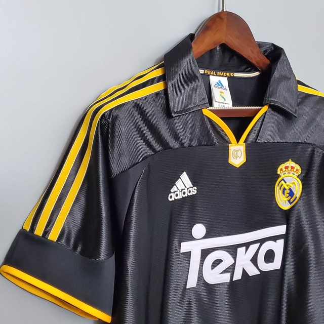 Camisa Real Madrid Retrô 1998/1999 Preta - Adidas