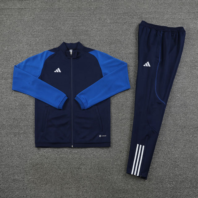 Conjunto de Treino Adidas - Azul - Jaqueta e Calça