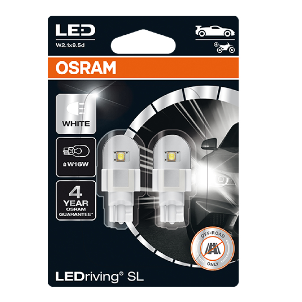 Bombillo W16W* (921) OSRAM LEDriving SL Blanco