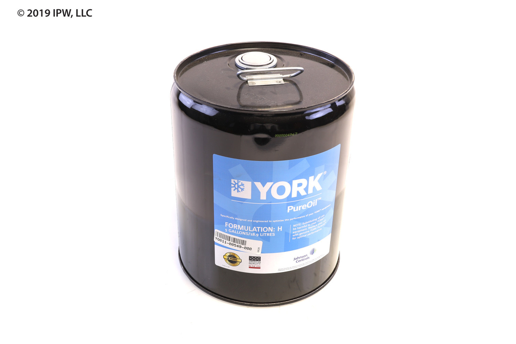 Óleo YORK Tipo H Modelo 011 00549 000 - BD 18,9L