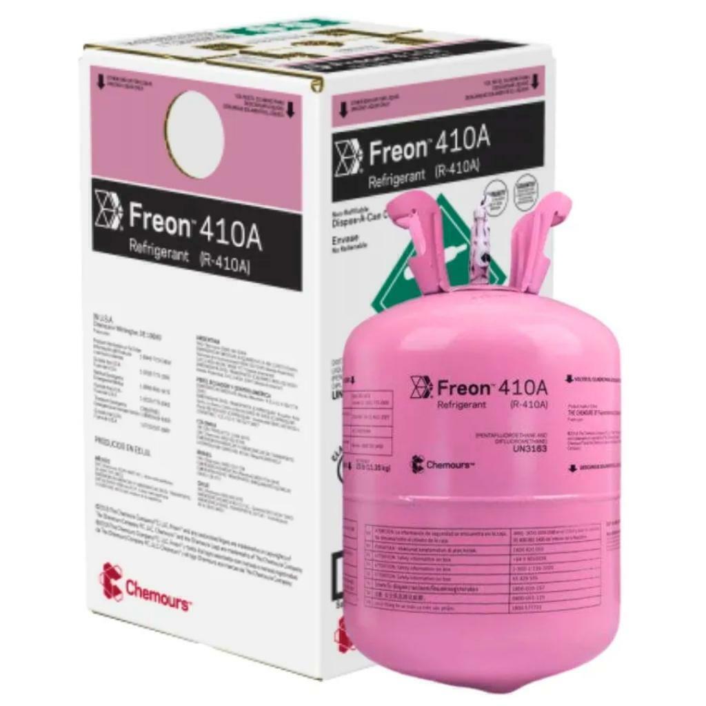 Fluido Gás Refrigerante Chemours Freon R410A 11,35KG HFC ONU3163 Du Pont