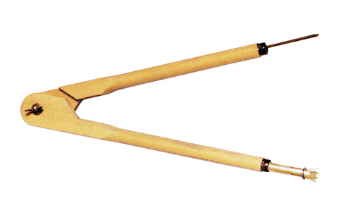 COMPÁS DE MADERA FIME CON VENTOSA LUSTRADA 40CM