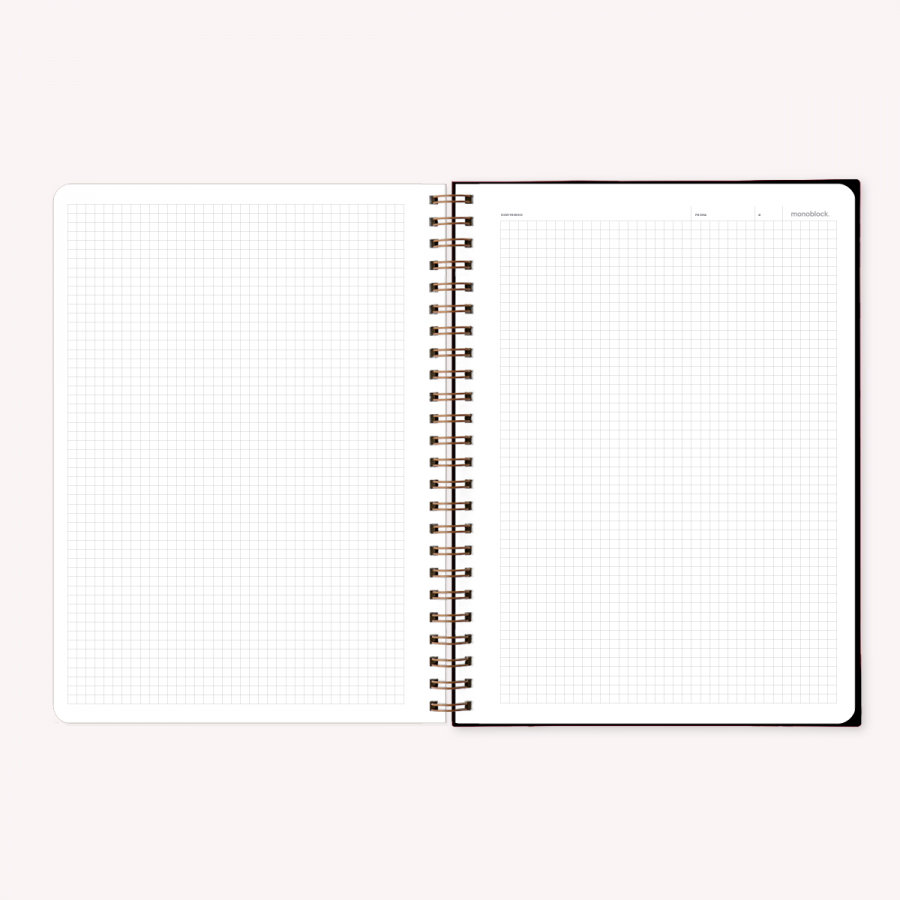 CUADERNO MONOBLOCK MACANUDO COMPOSITION BOOK A4 TAPA FLEXIBLE CUADRICU