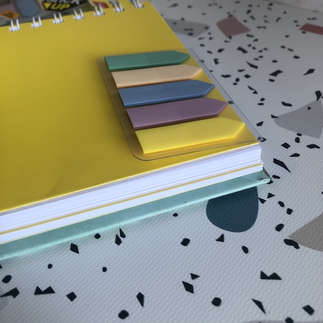 Banderitas señaladoras color pastel x5 - DELI