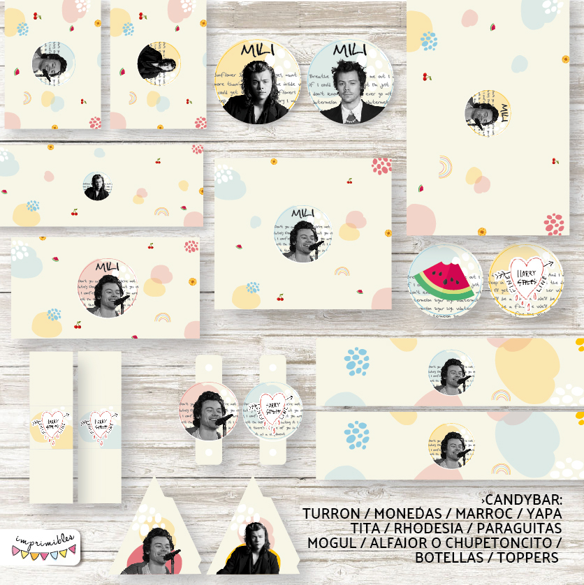 Kit Imprimible Harry Styles - Comprar en Imprimibles