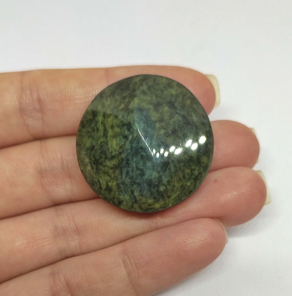Obsidiana Manto Huichol Yin Yang 05 - INKALAMU GEMS