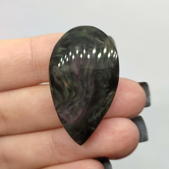 Obsidiana Manto Huichol 12 - Comprar em INKALAMU GEMS