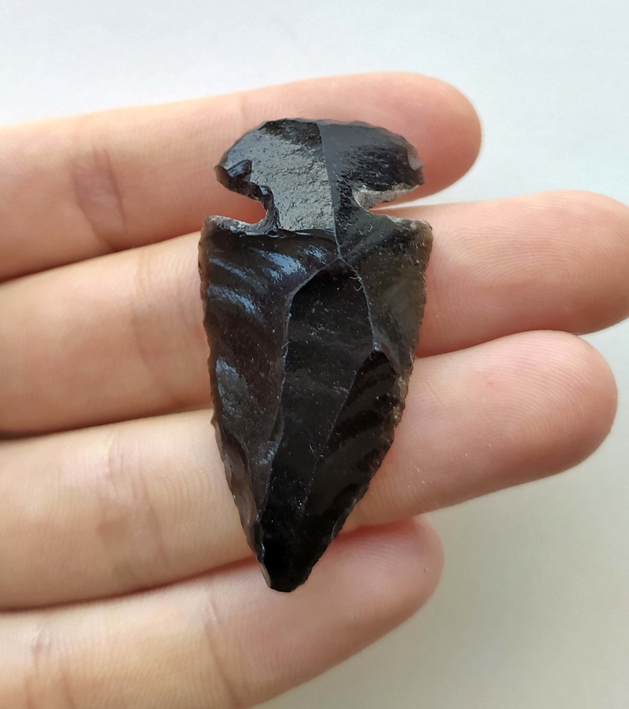 Ponta de Flecha de Obsidiana 10 - INKALAMU GEMS