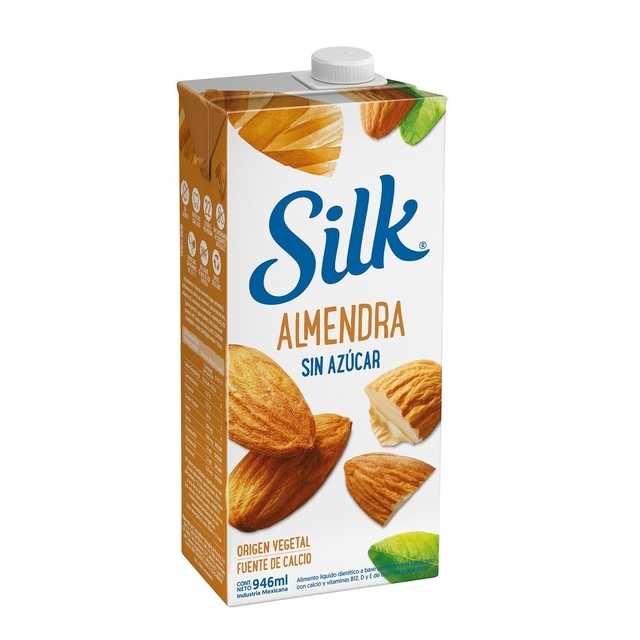 Leche De Almendras Original Sin Azúcar X 946 Ml Silk