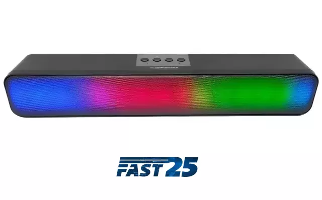 Caixa Soundbar Caixa de Som Kapbom KA-8772 Com LED RGB - Sound bar