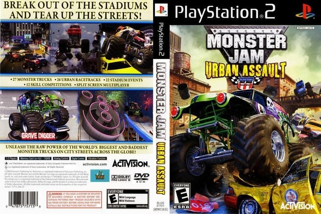 MONSTER JAM URBAN ASSAULT - PS2 - Mastra Games