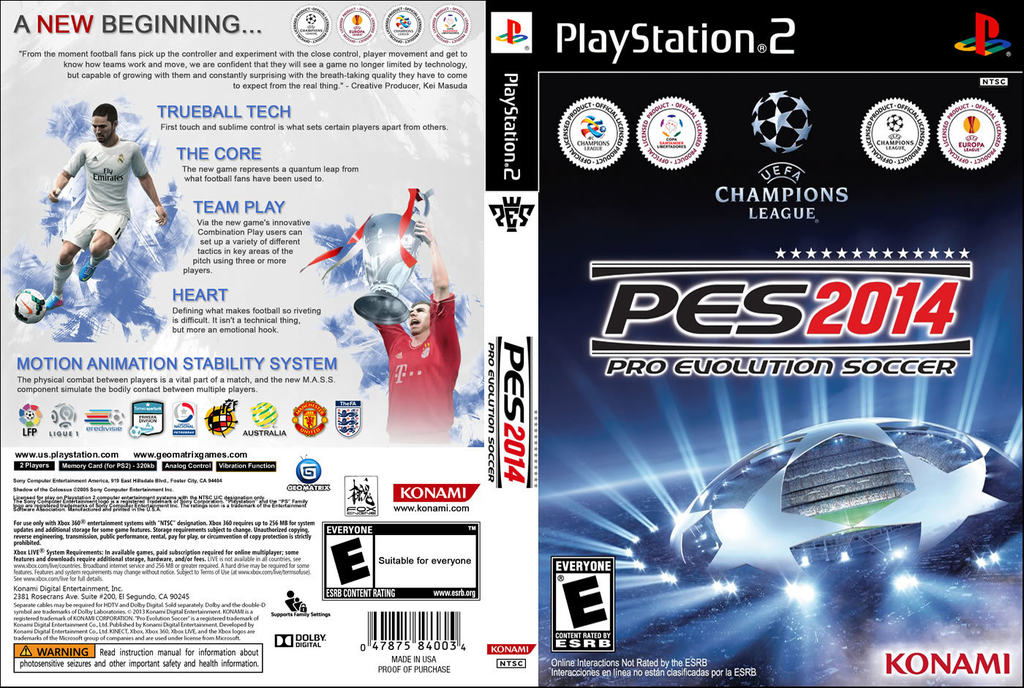 PES 2014 - PS2 - Comprar em Mastra Games