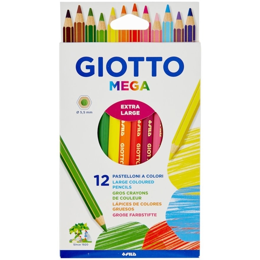 Colores x12 Mega GIOTTO - Comprar en LibrerIa Ruta 20