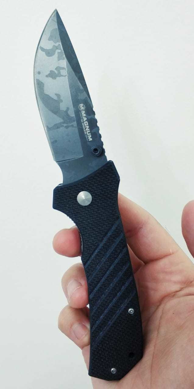 Canivete Boker Detonation I 01MB285, Linha Magnum, G10 Black, Aço Inox ...